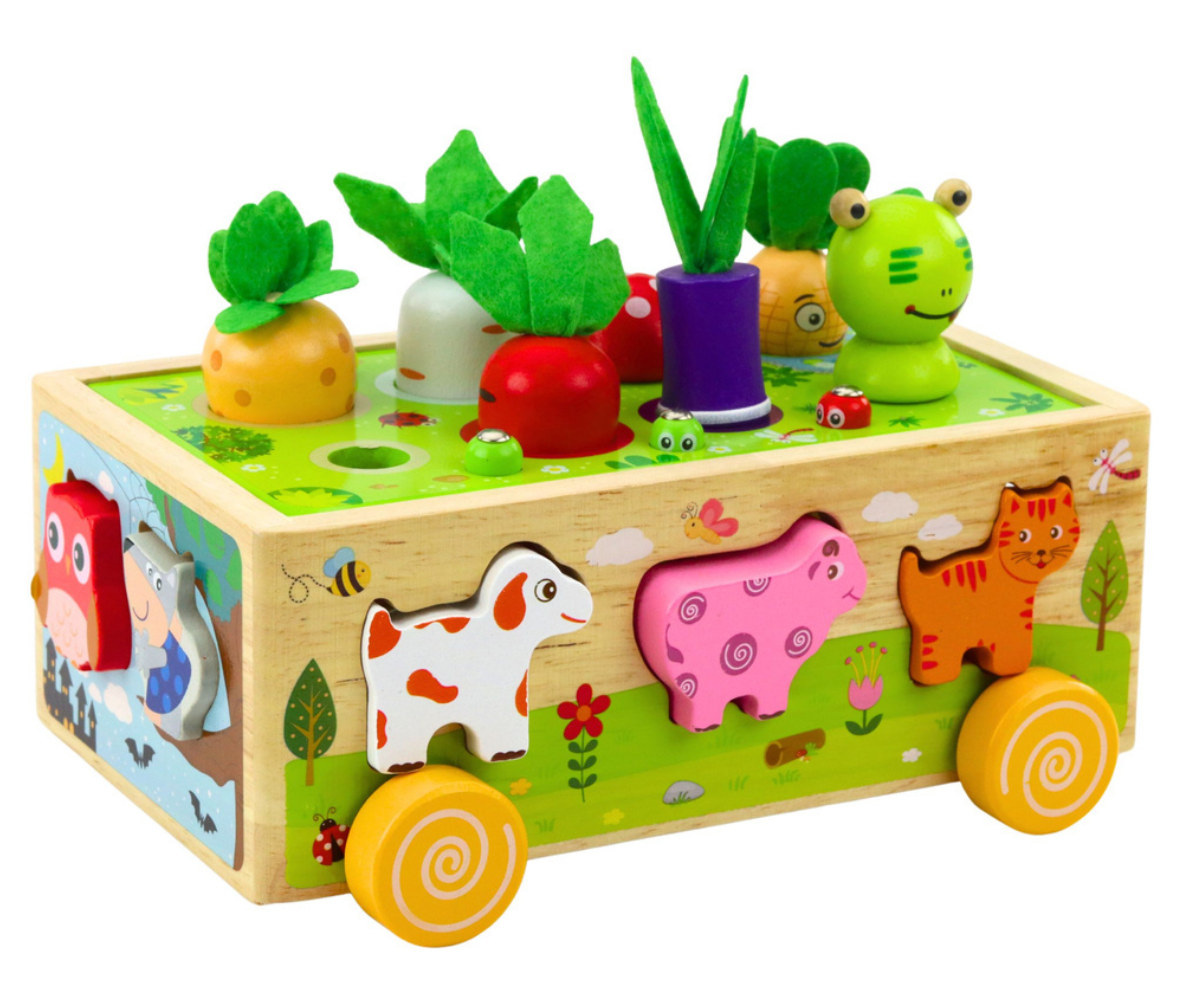 Puidust sorteerimismäng Happy Farm