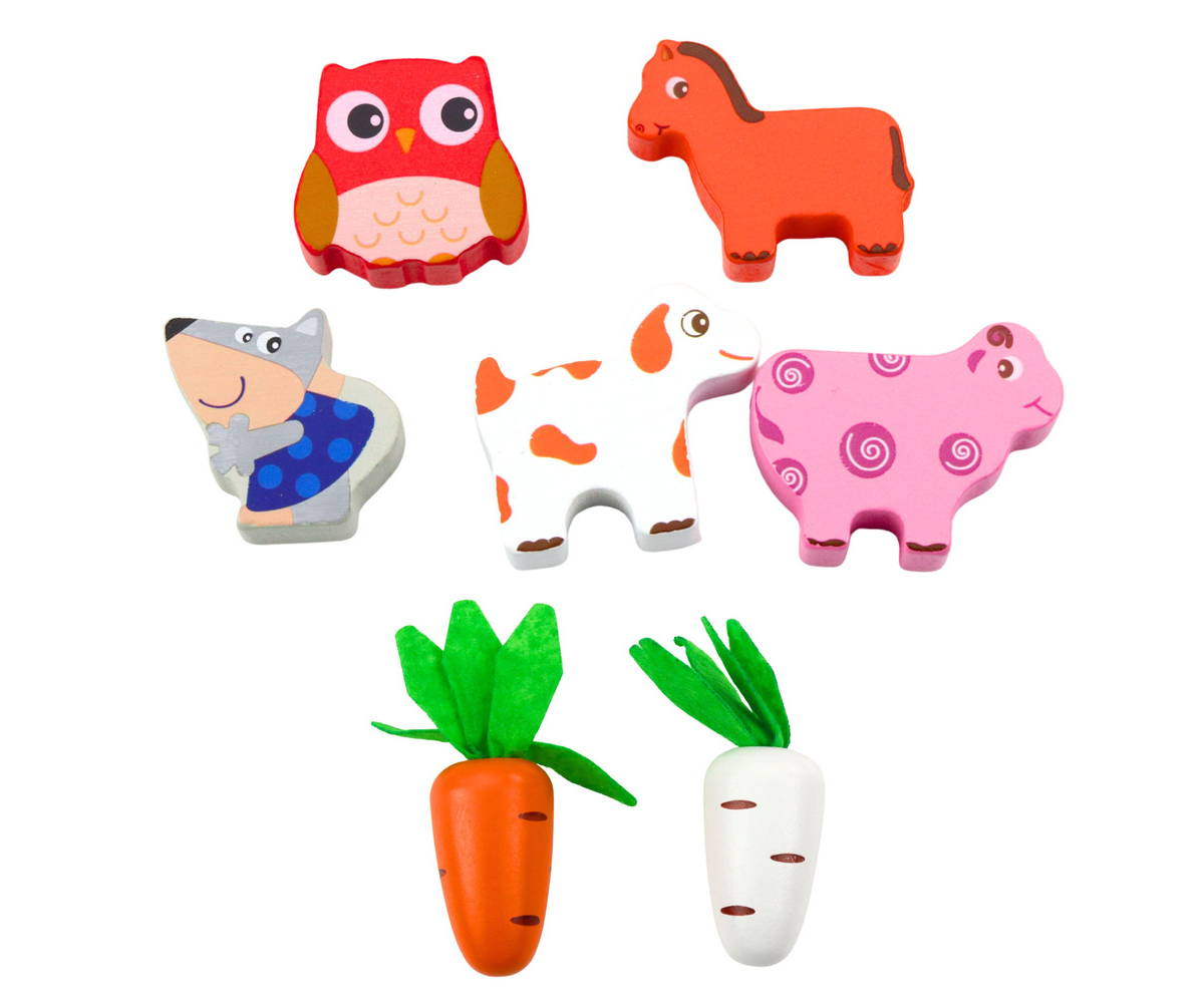 Puidust sorteerimismäng Happy Farm